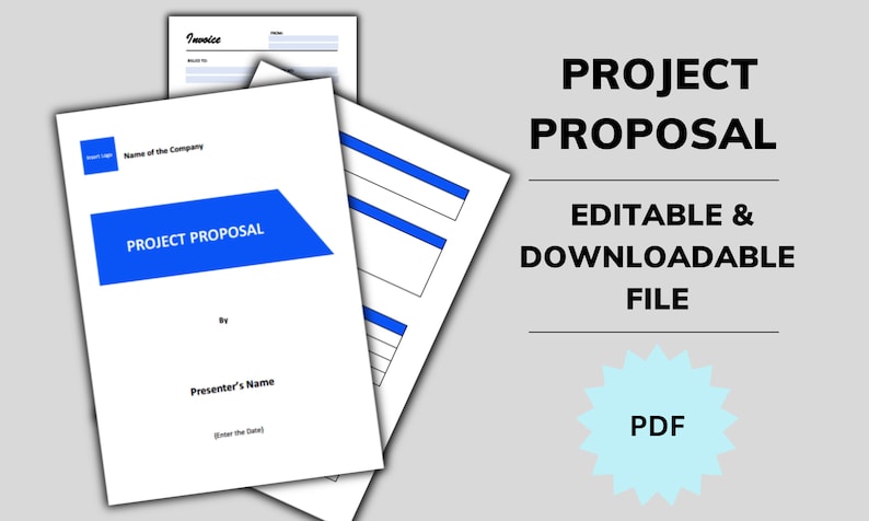 Editable Project Proposal Template, MS Word Project Proposal Template ...