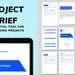 Editable Project Brief Template: Professional MS Word (digital Download ...