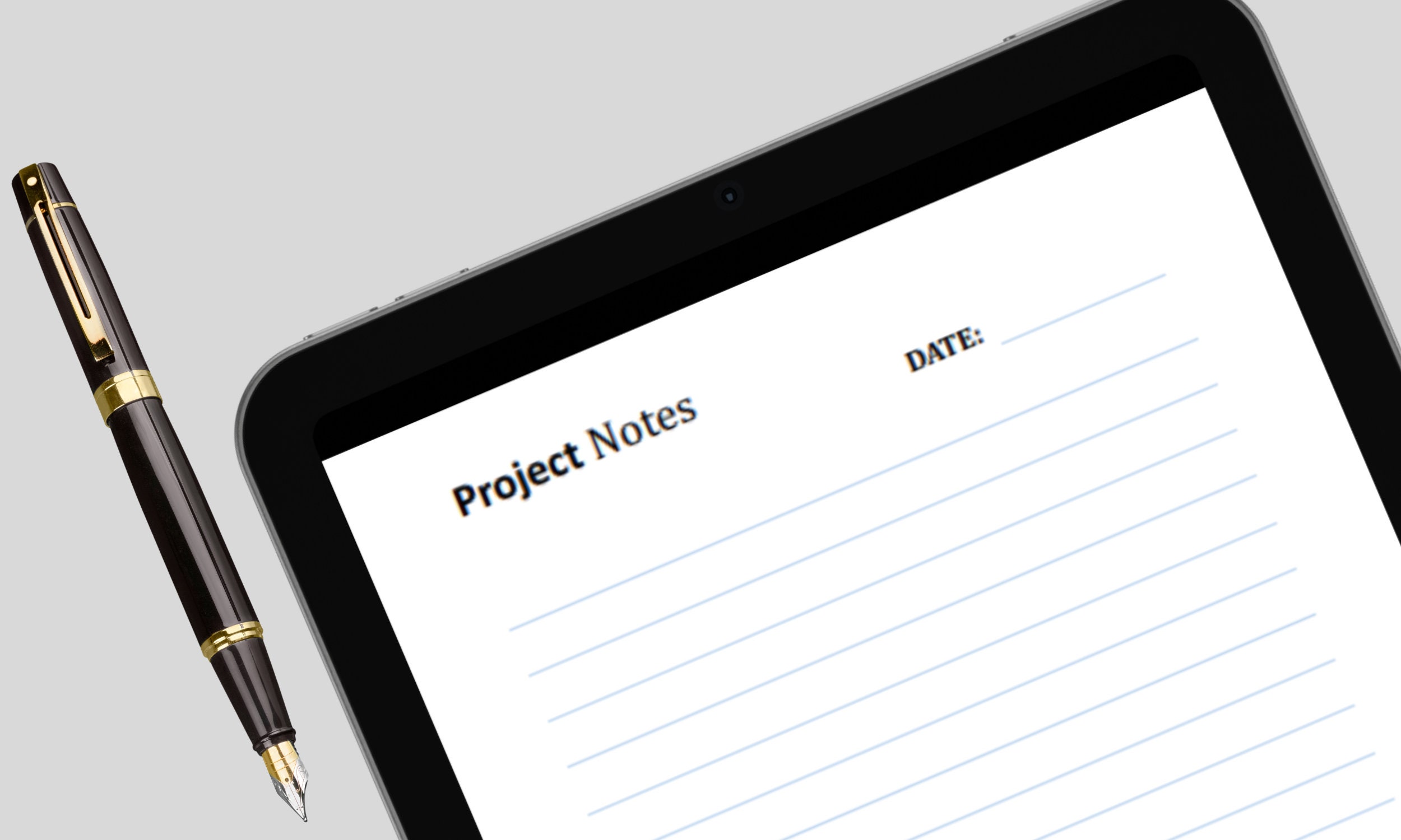 Editable Notepad, Project Management Templates, Daily Agenda ...