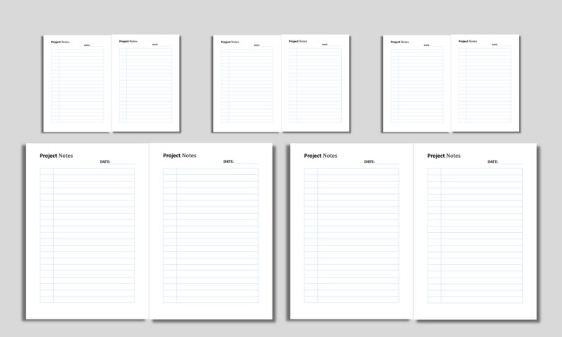 Editable Notes Template, Printable MS Word Notes Template,stationery ...