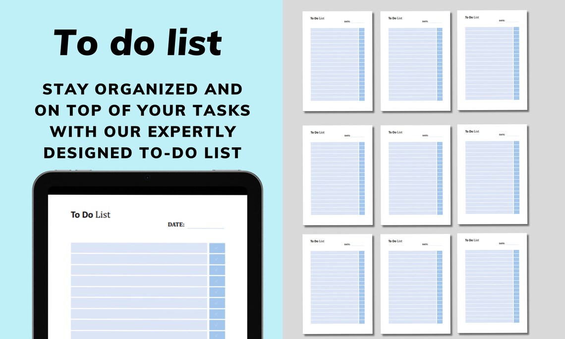 Editable To-do List Template, MS Word To-do List Template, to Do List ...