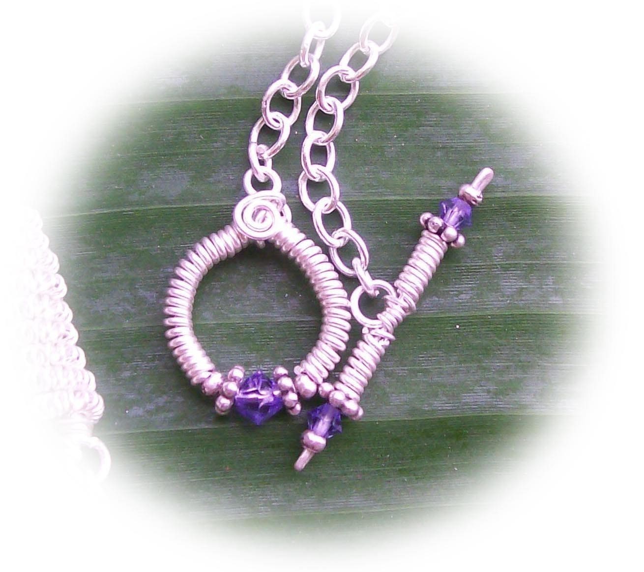 Wire Wrapped Toggle Clasp Tutorial PDF - Etsy