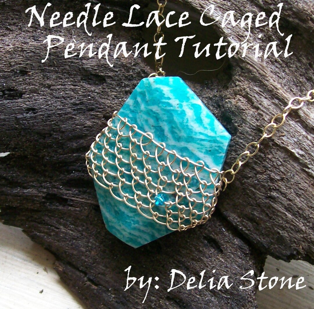 Needle Lace Caged Pendant Tutorial Instant Download - Etsy