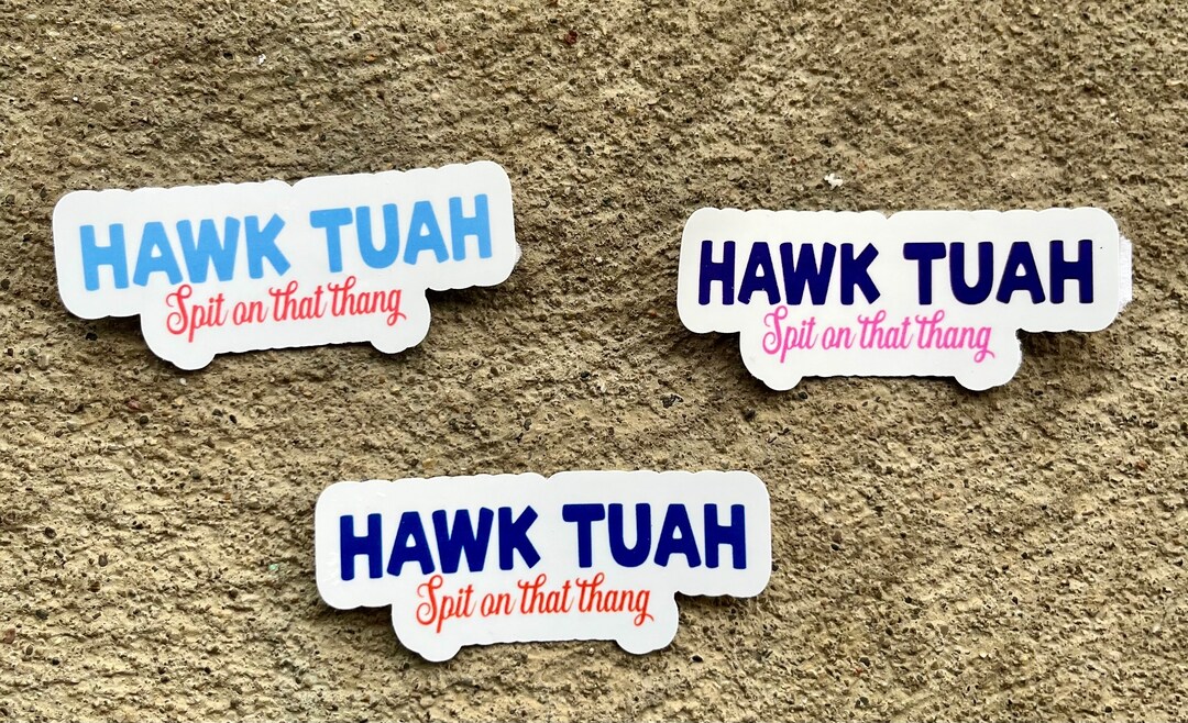 Hawk Tuah Stickers - Etsy