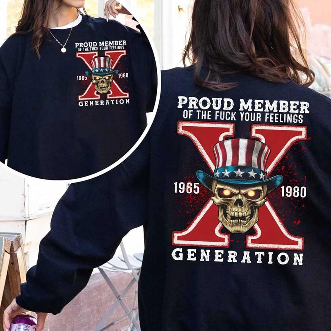 New Version Generation X FAFO T-shirt, Two Side Hoodie, Gen X Fafo ...