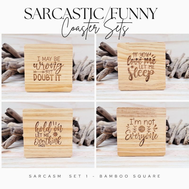 Funny Coasters - Etsy