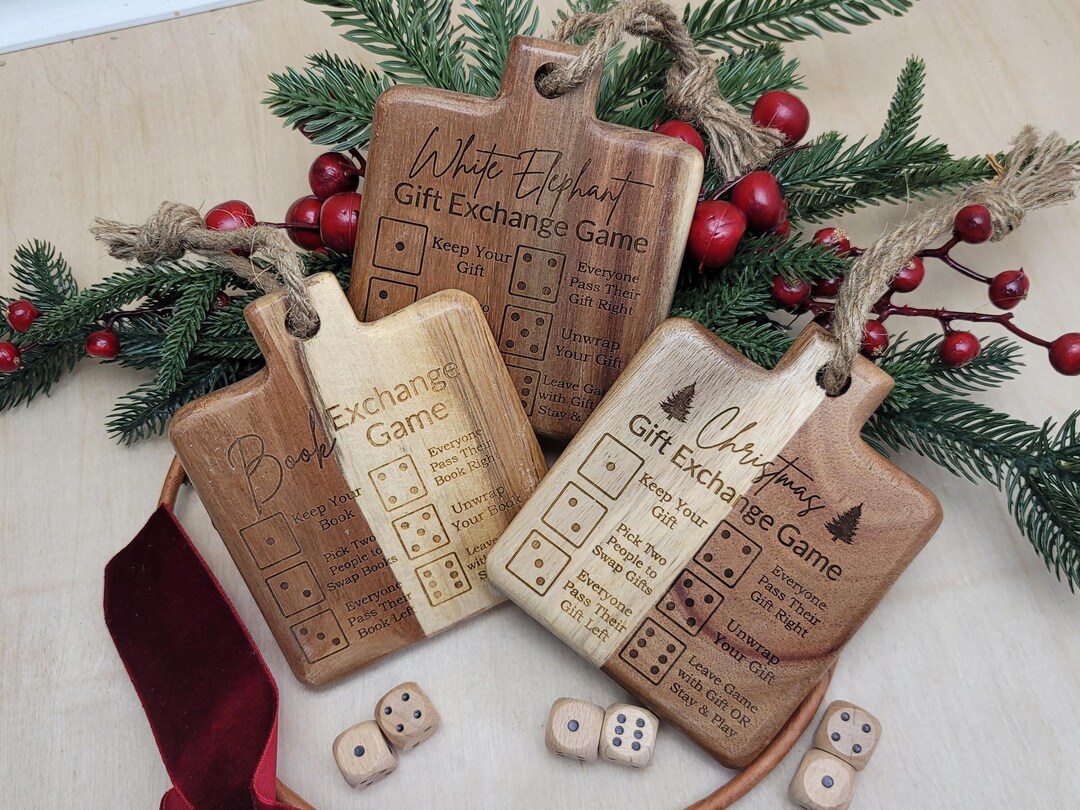 Gift Exchange Dice Game / Christmas Gift Exchange Game / White Elephant ...