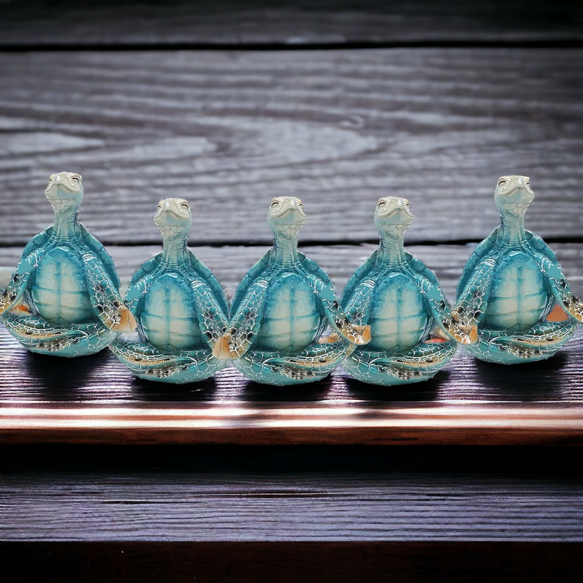 Meditating Sea Turtle Statue: Coastal Zen Garden Decor - Etsy