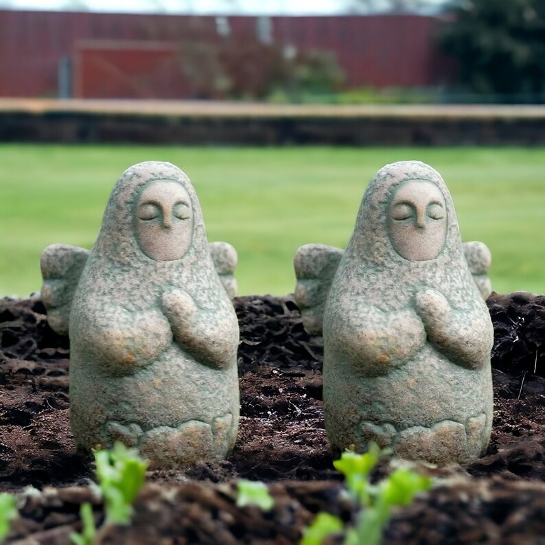 Stone Statue Hand Painted Game Model Hylia Goddess Statue Home ...