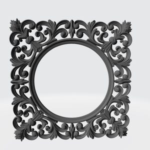 Ornate Mirror Frame STL Files: 3D CNC Router Models (6 Pcs) - Etsy