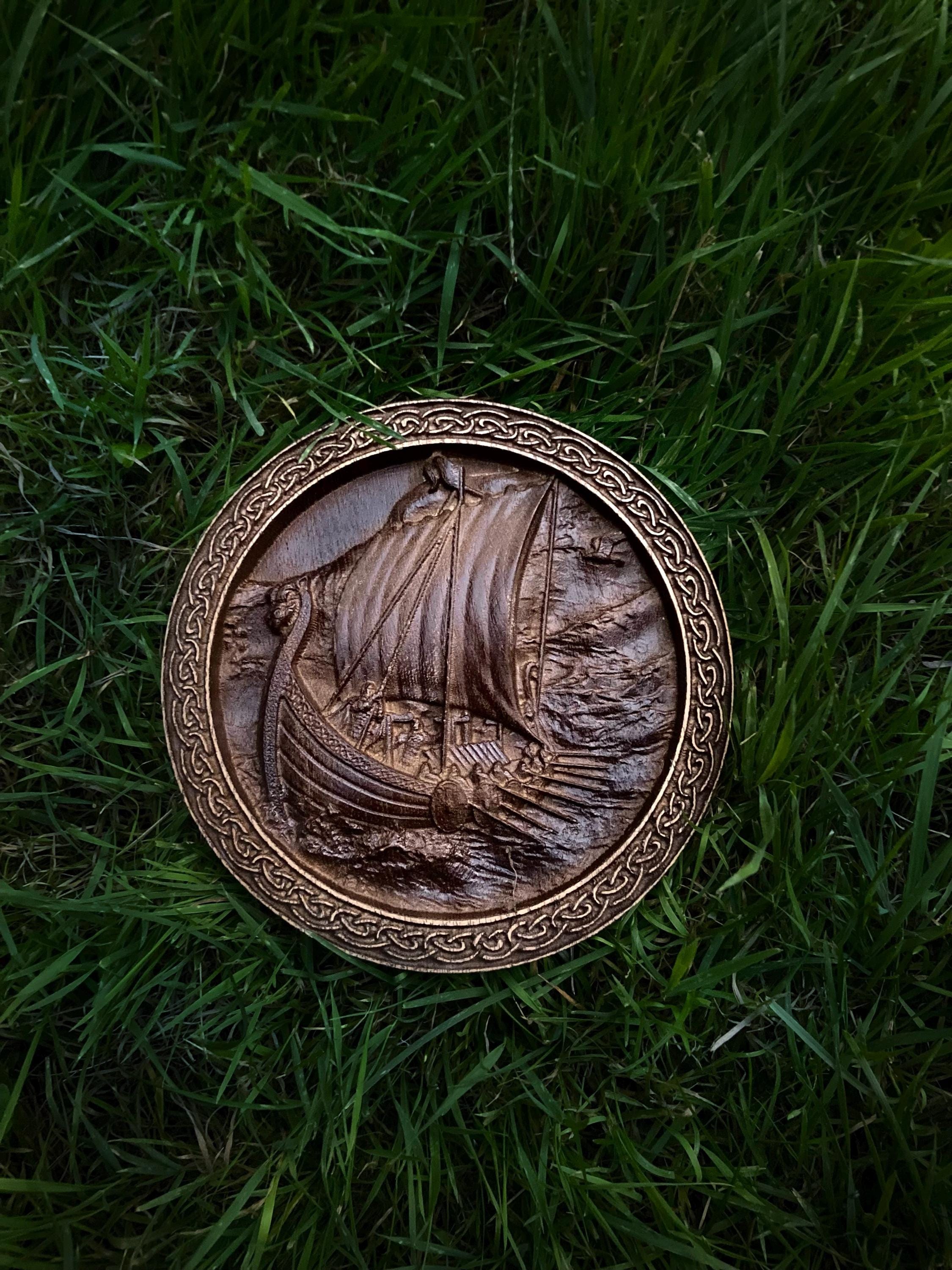 Handcrafted Wooden Viking Ship Model: Norse Longship Replica - Etsy