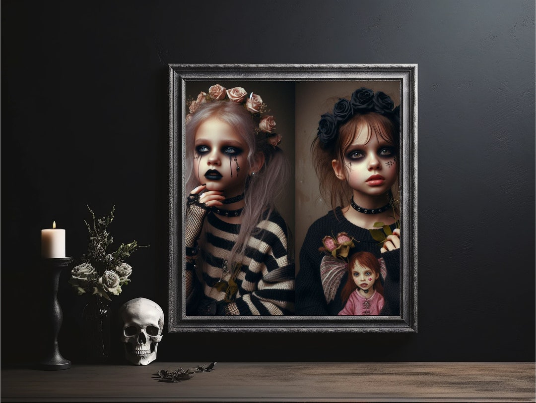 Alternative & Gothic Portraits, Unique Custom Digital Art, Perfect Gift ...