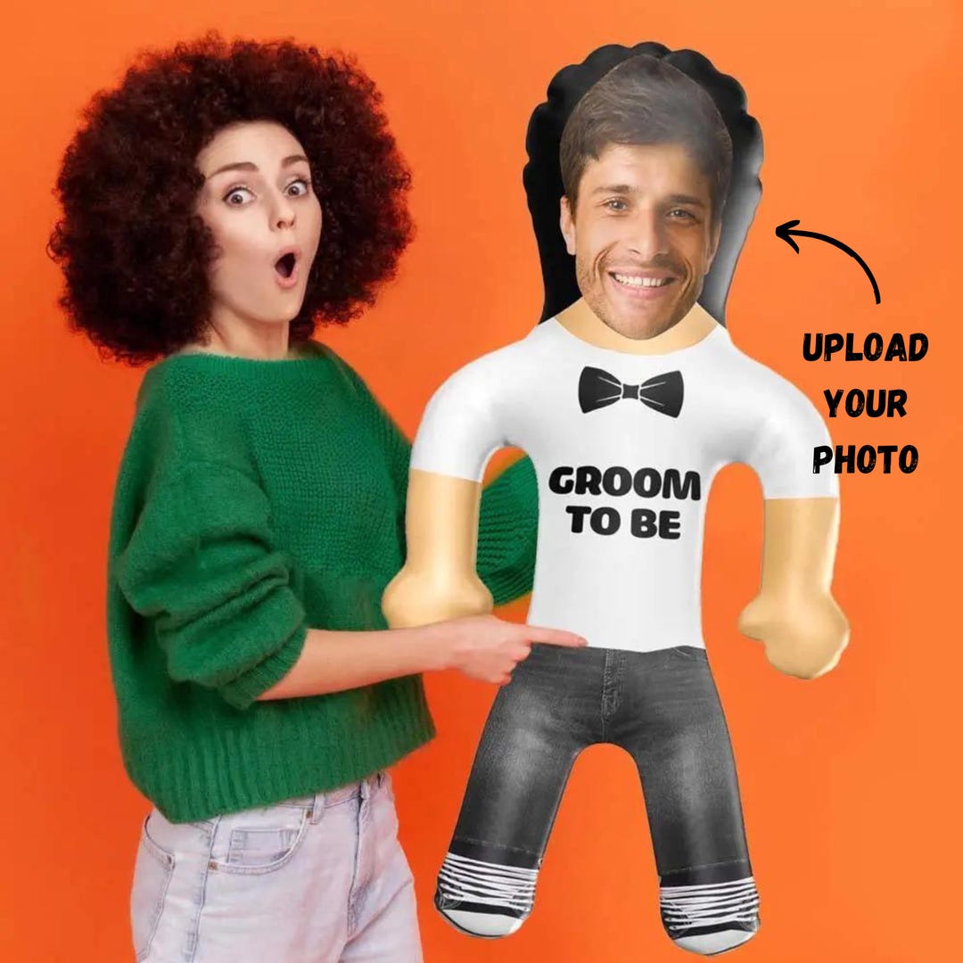 Custom Groom Blow up Doll Groom Face Doll Inflatable Doll Hilarious ...