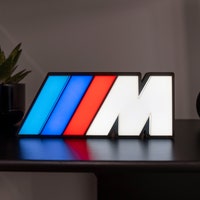 BMW Neon Sign, Custom Design Illuminated BMW M Power Neon Sign, Garage ...
