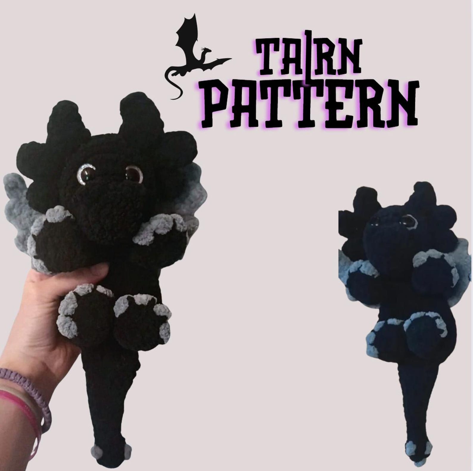Tairn From Fourth Wing Crochet Pattern - Etsy