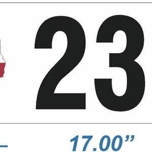 State of Texas Curb Number - Etsy