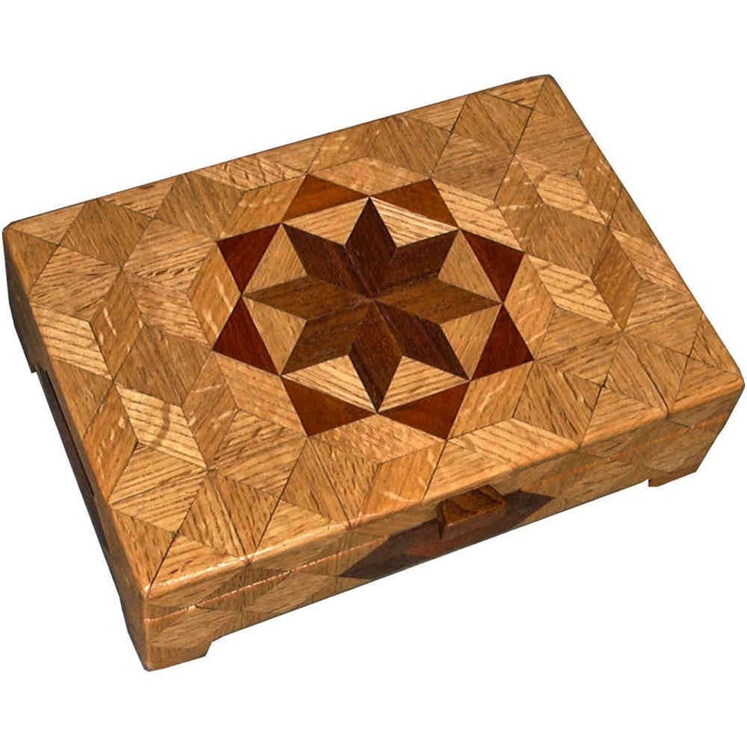 Oak Flat Box - Etsy