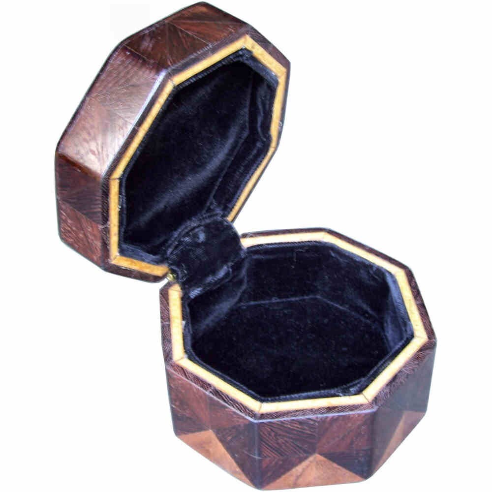 Walnut and Wenge Octagon Box | Etsy