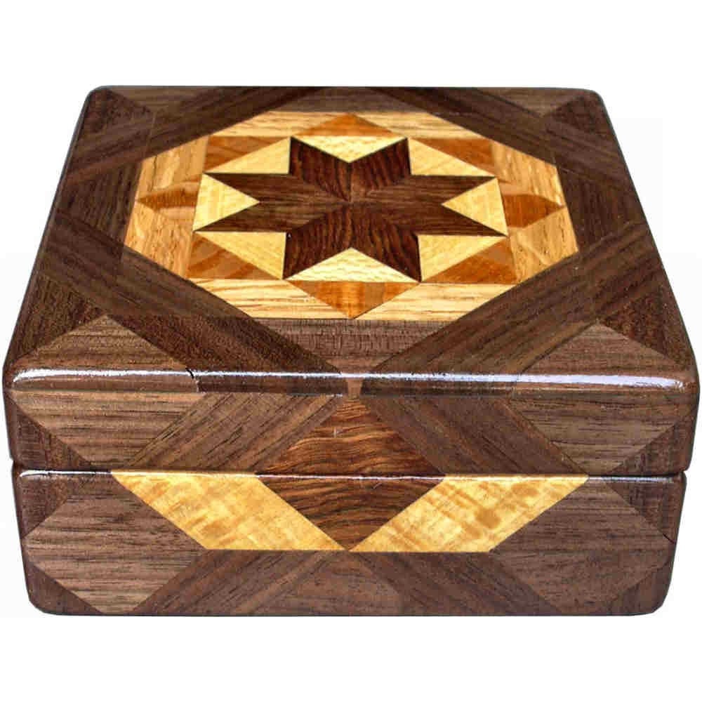 Brown Tone Square Box - Etsy