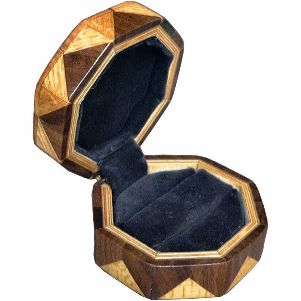 Brown Tone Ring Box - Etsy Israel