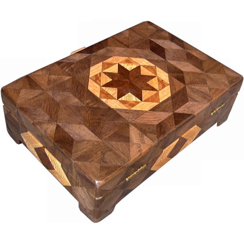 Brown Tone Flat Box - Etsy