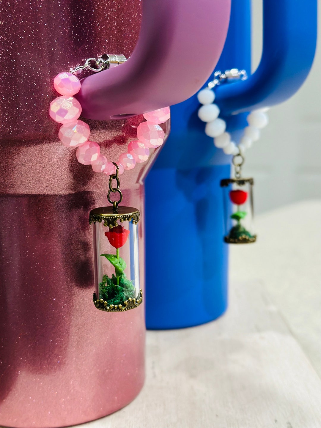 Stanley Cup Accessory Floating Rose - Etsy