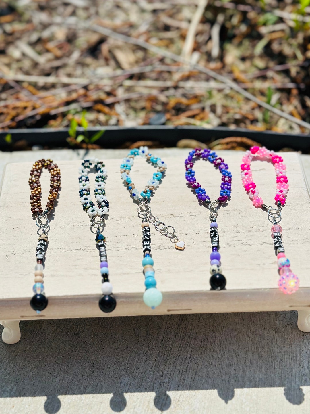 Flower Stanley Name Bling - Etsy
