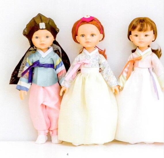 Dollhouse Making Home & Hobby Craft Book Doll Dresses of Korean ...