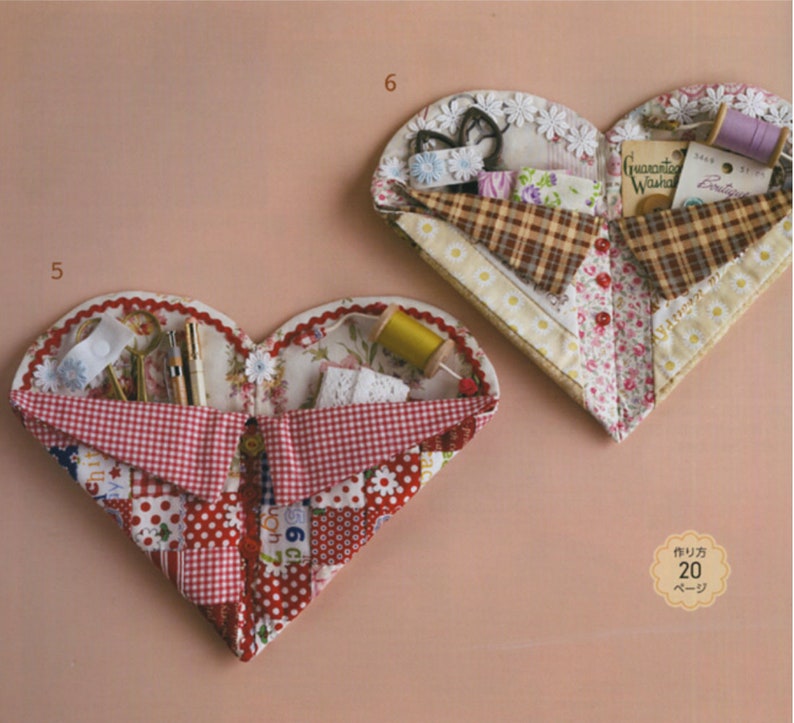 62 Patchwork Sewing Cases and Small Sewing Goods Japanese - Etsy