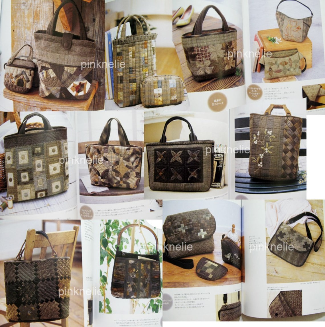 Daily Patchwork Bag Cute Bags for Adults Japanese Craft Book - Etsy