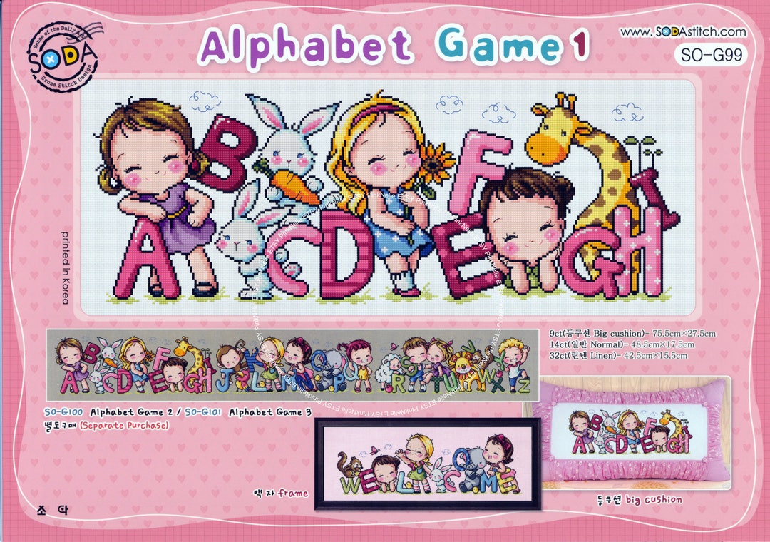 Alphabet Game A to Z Choose One G99 or G100 or G101 - Etsy New Zealand