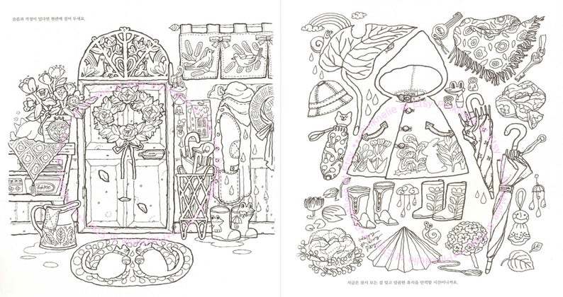 Vintage My Room Coloring Book for Adults | Etsy