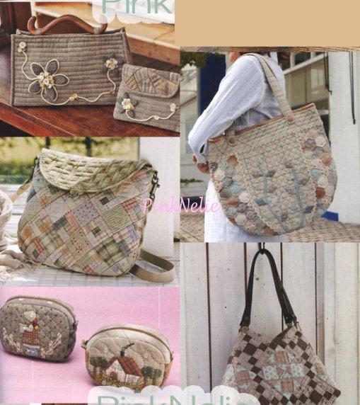Natural Color Patchwork Bags Japanese Craft Book - Etsy