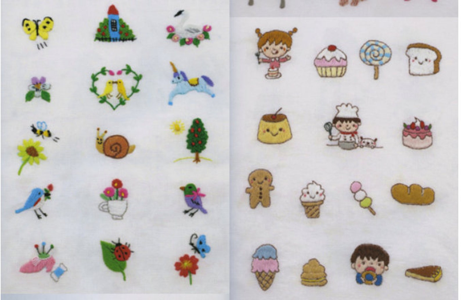 Cute Embroidery Design Collection - Craft Book - Etsy