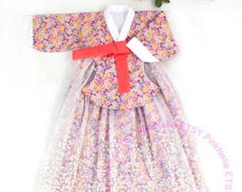 Korean Traditional Women HANBOK Pattern Sheet - Etsy