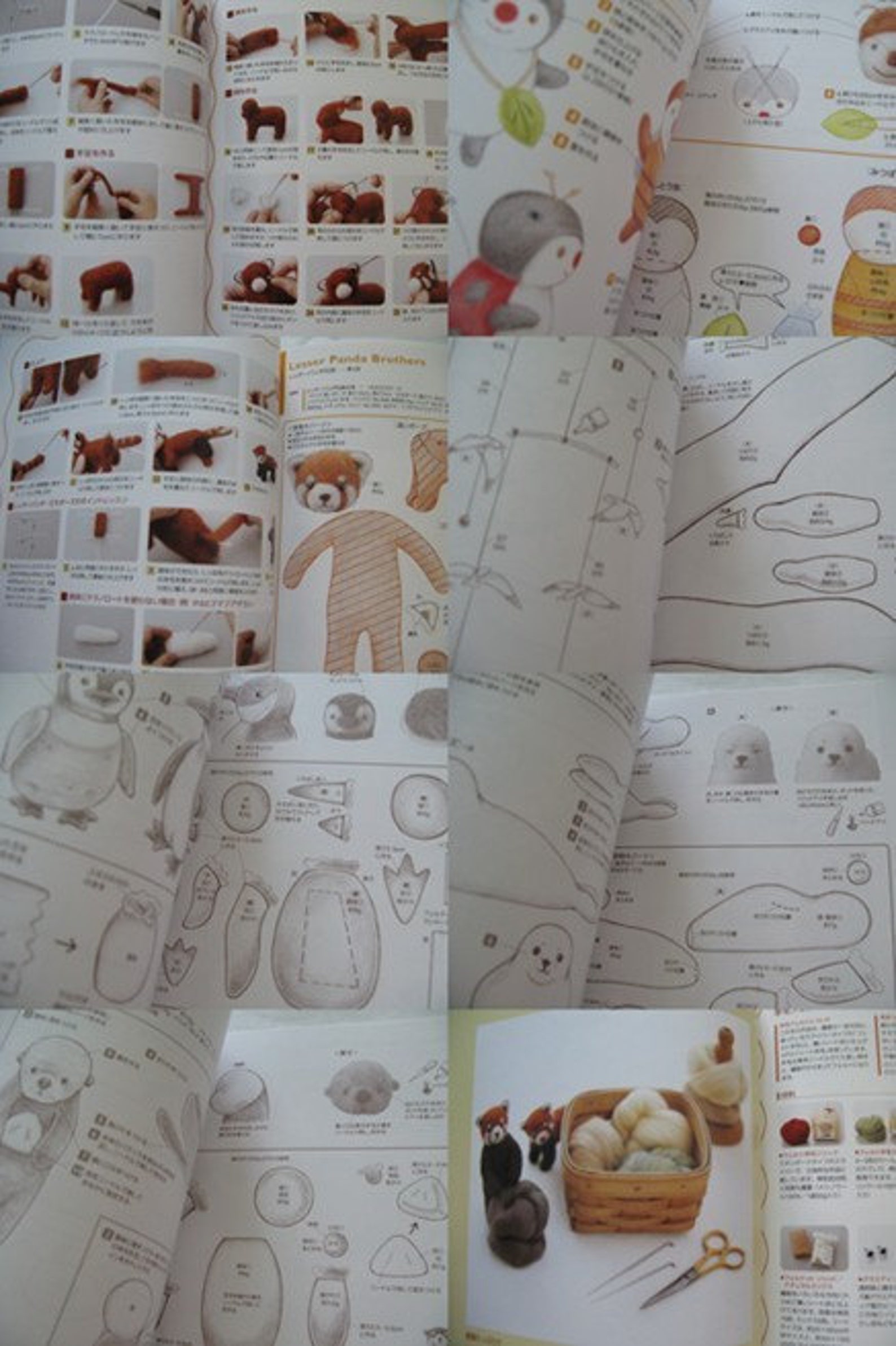 Out of Print Cute Felted Animals Japanese Craft Book | Etsy
