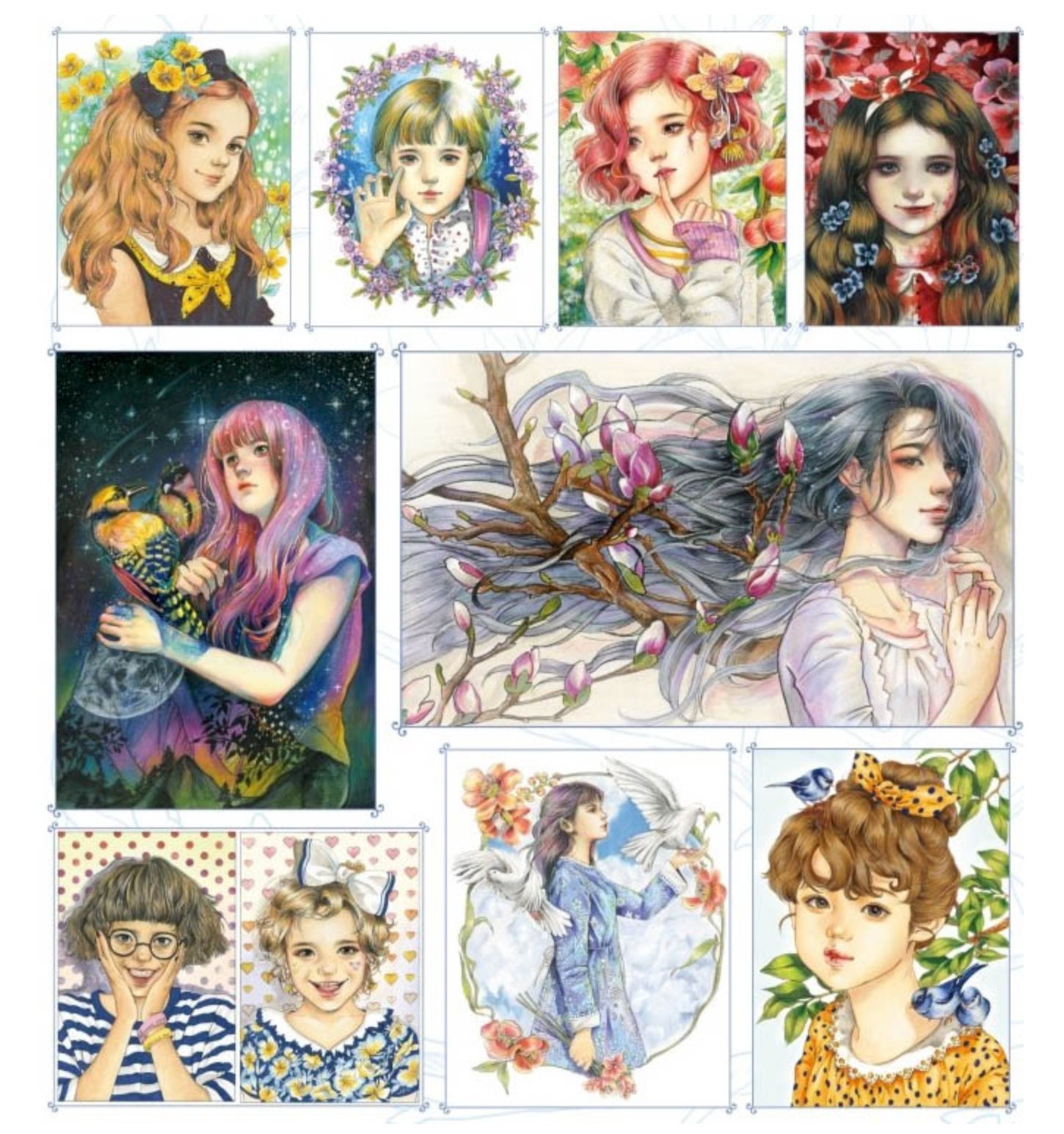 Face Coloring Tutorial Book by Momo Girl | Etsy