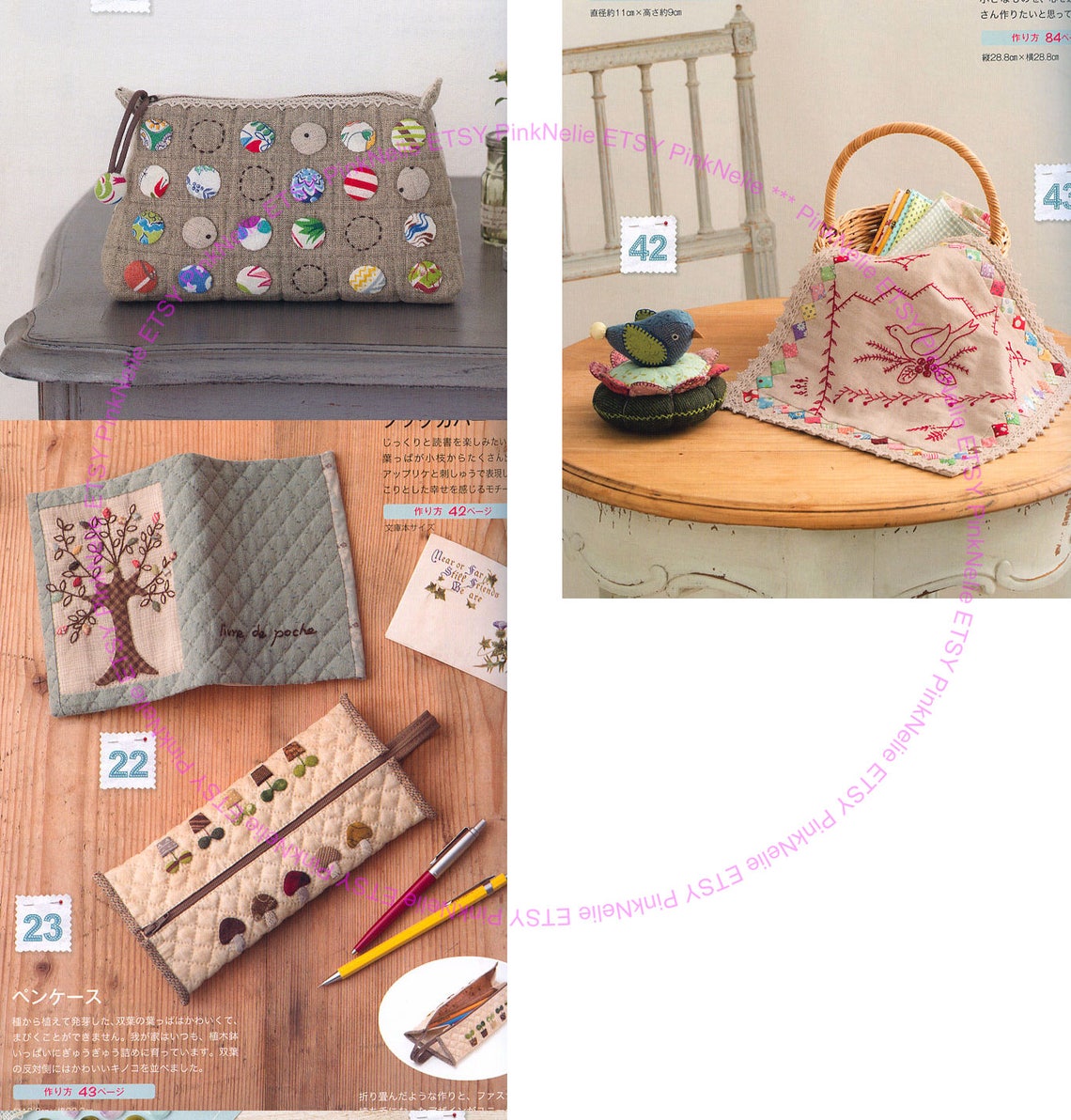 Akemi Shibata Small and Cute Patchwork Japanese Craft Book | Etsy