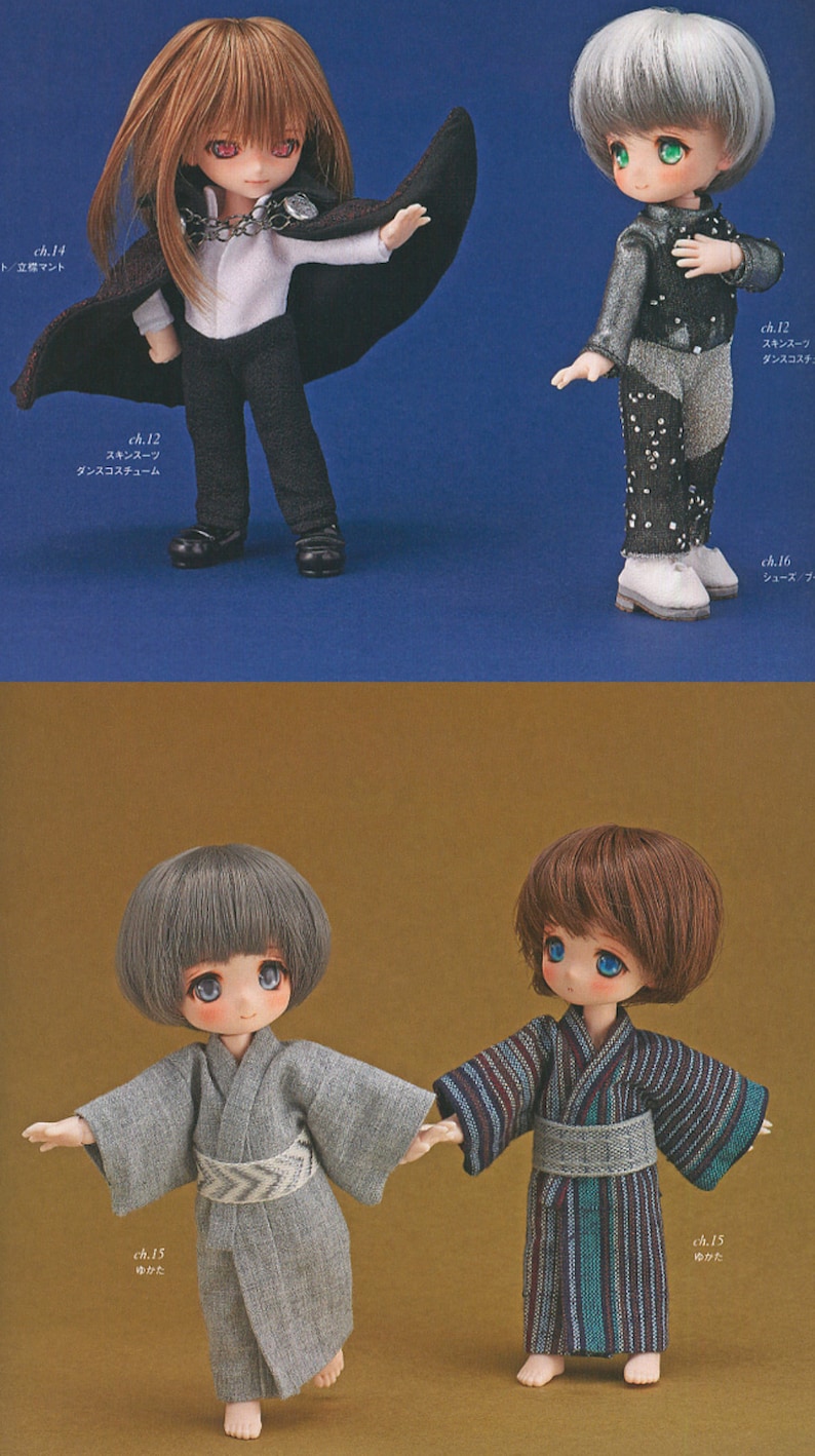 Choose One Obitsu 11cm Tall Size of Girl Doll Clothes OR Boy | Etsy