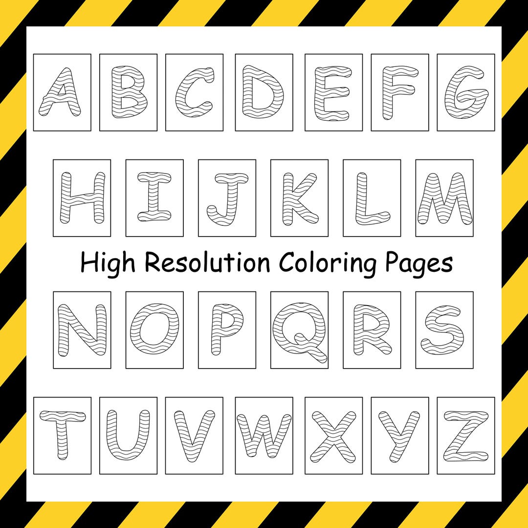 Alphabet Coloring Pages for Kids - Fun Learning Activity Sheets and ...