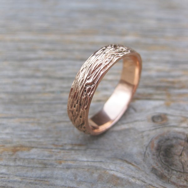 Wood Grain Ring - Etsy