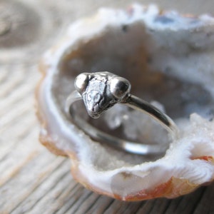 Praying MANTIS Stacking Ring Oxidized Insect Jewelry Sterling Silver ...