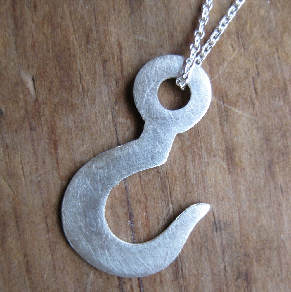 HOOK Sterling Silver Necklace - Etsy