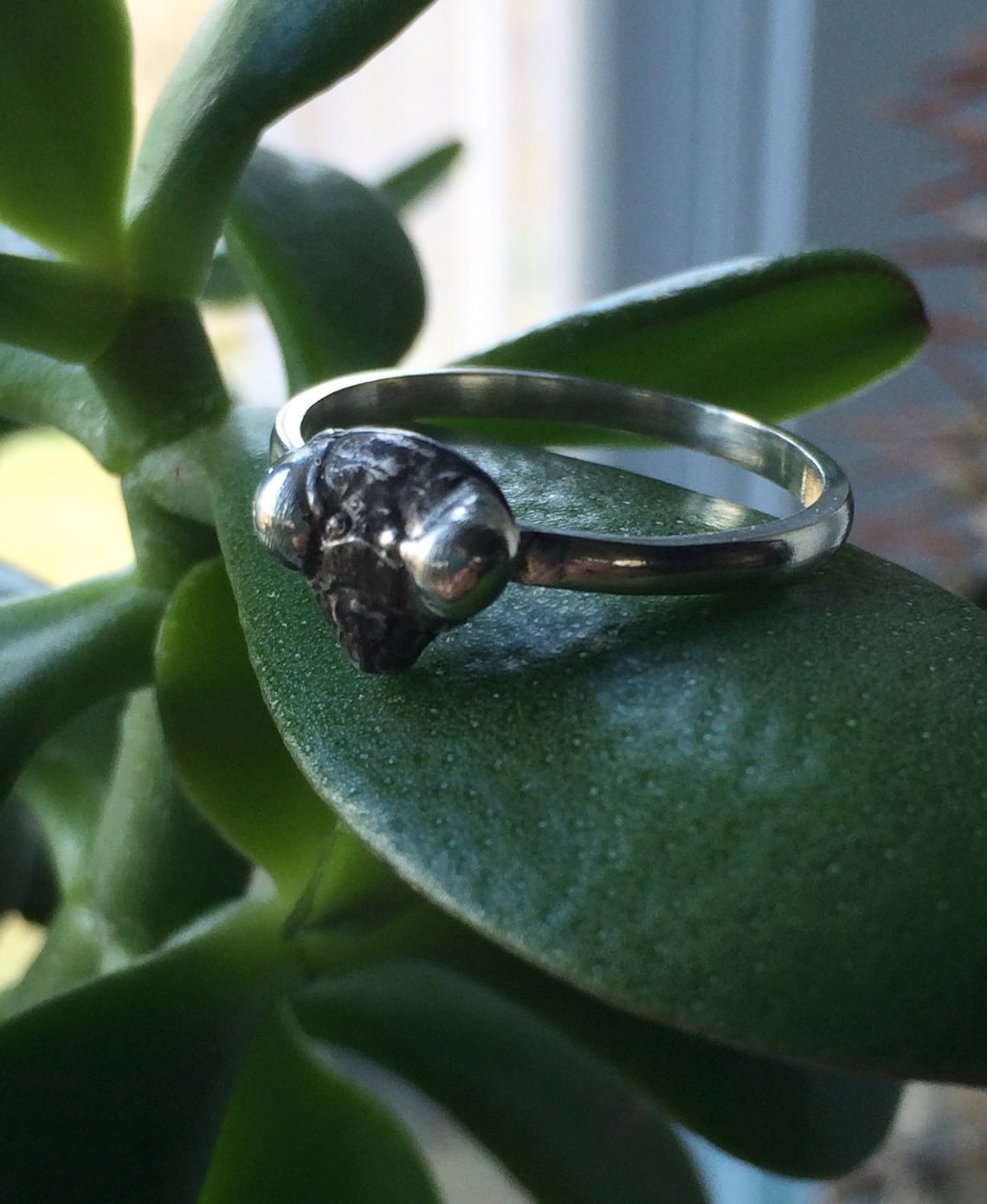 Praying MANTIS Stacking Ring Oxidized Insect Jewelry Sterling - Etsy