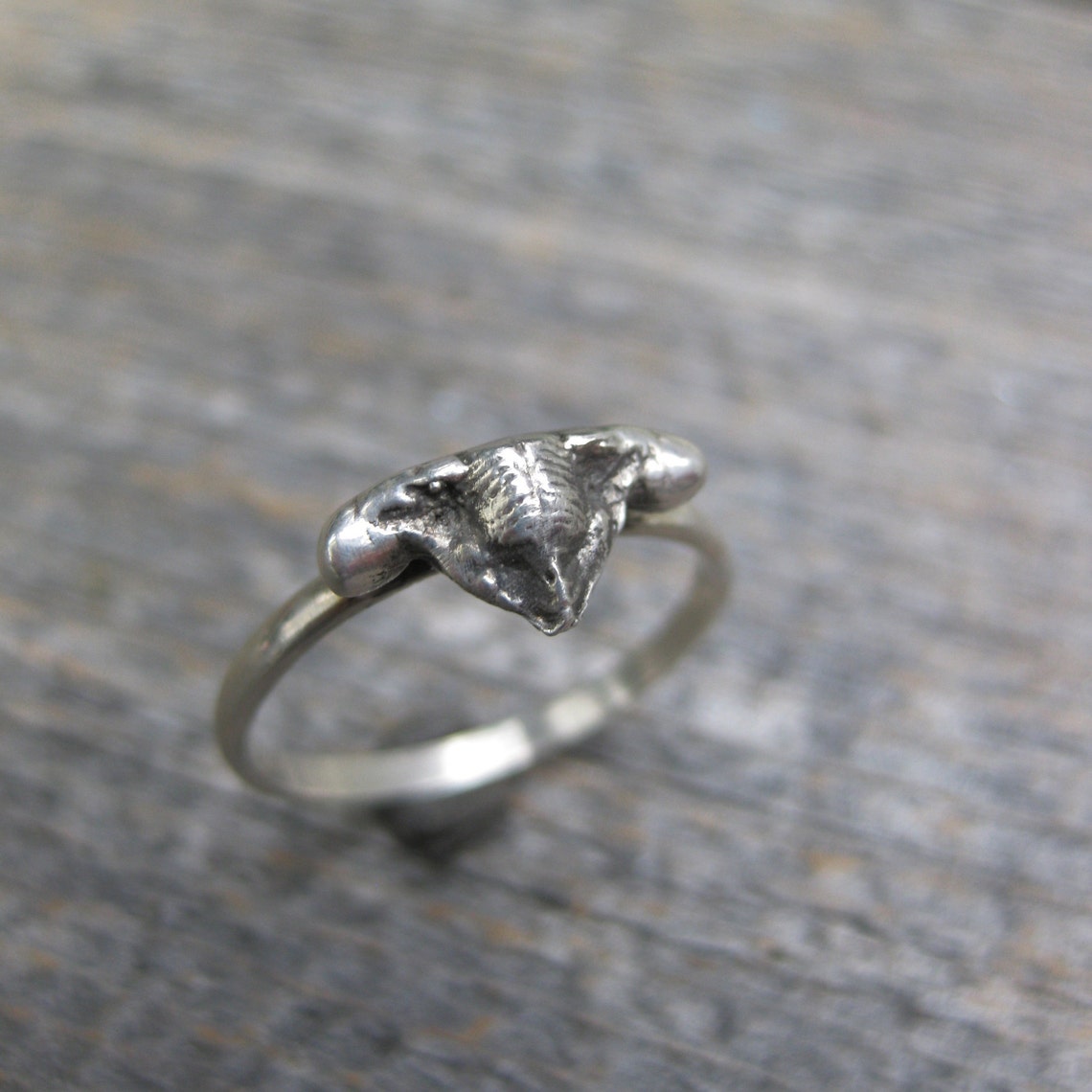 CICADA Stacking Ring Oxidized Real Insect Jewelry Sterling - Etsy