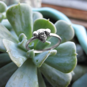 Praying MANTIS Stacking Ring Oxidized Insect Jewelry Sterling Silver ...