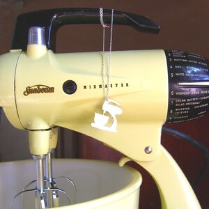 Antique MIXMASTER Charm, Sterling Silver Handmade Silhouette Necklace ...