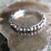 TINY BUBBLES Sterling Silver Thin Stacking Ring Stacker Made - Etsy