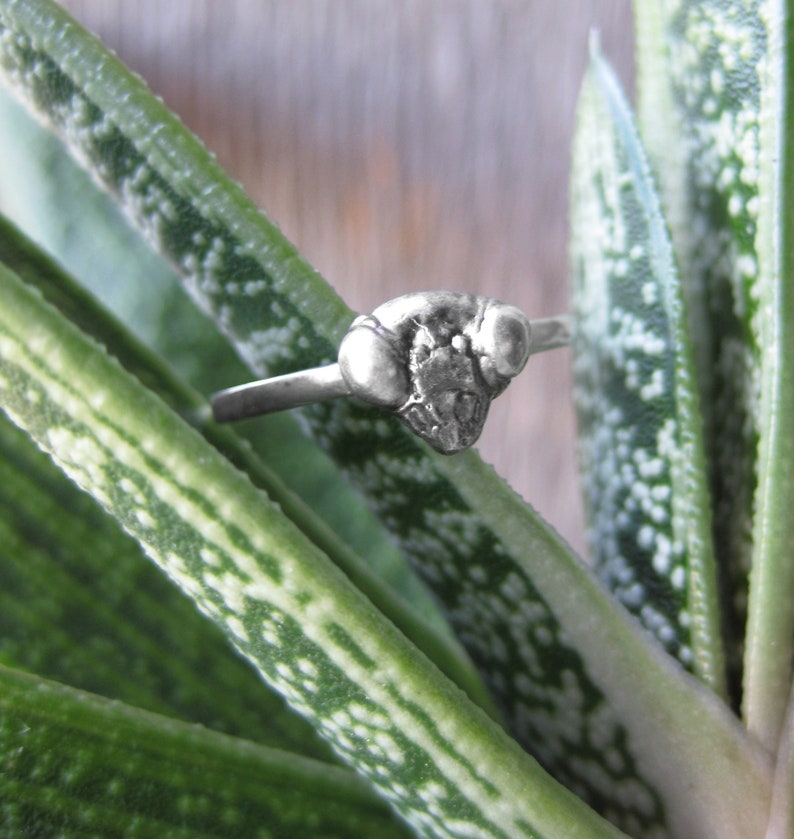 Praying MANTIS Stacking Ring Oxidized Insect Jewelry Sterling - Etsy