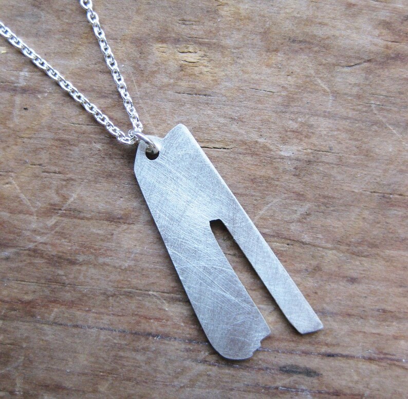 STAPLER Sterling Silver Necklace - Etsy